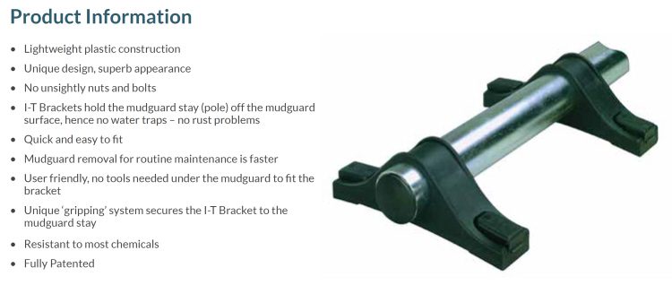 IT Brackets Standard - Featherwing Mudguard Brackets IT42