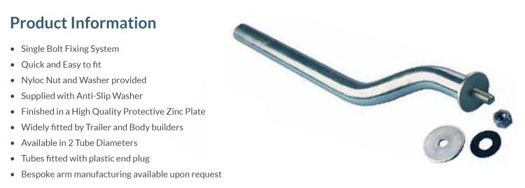Single Bolt Arms Cranked 100mm Offset Archives - Featherwing